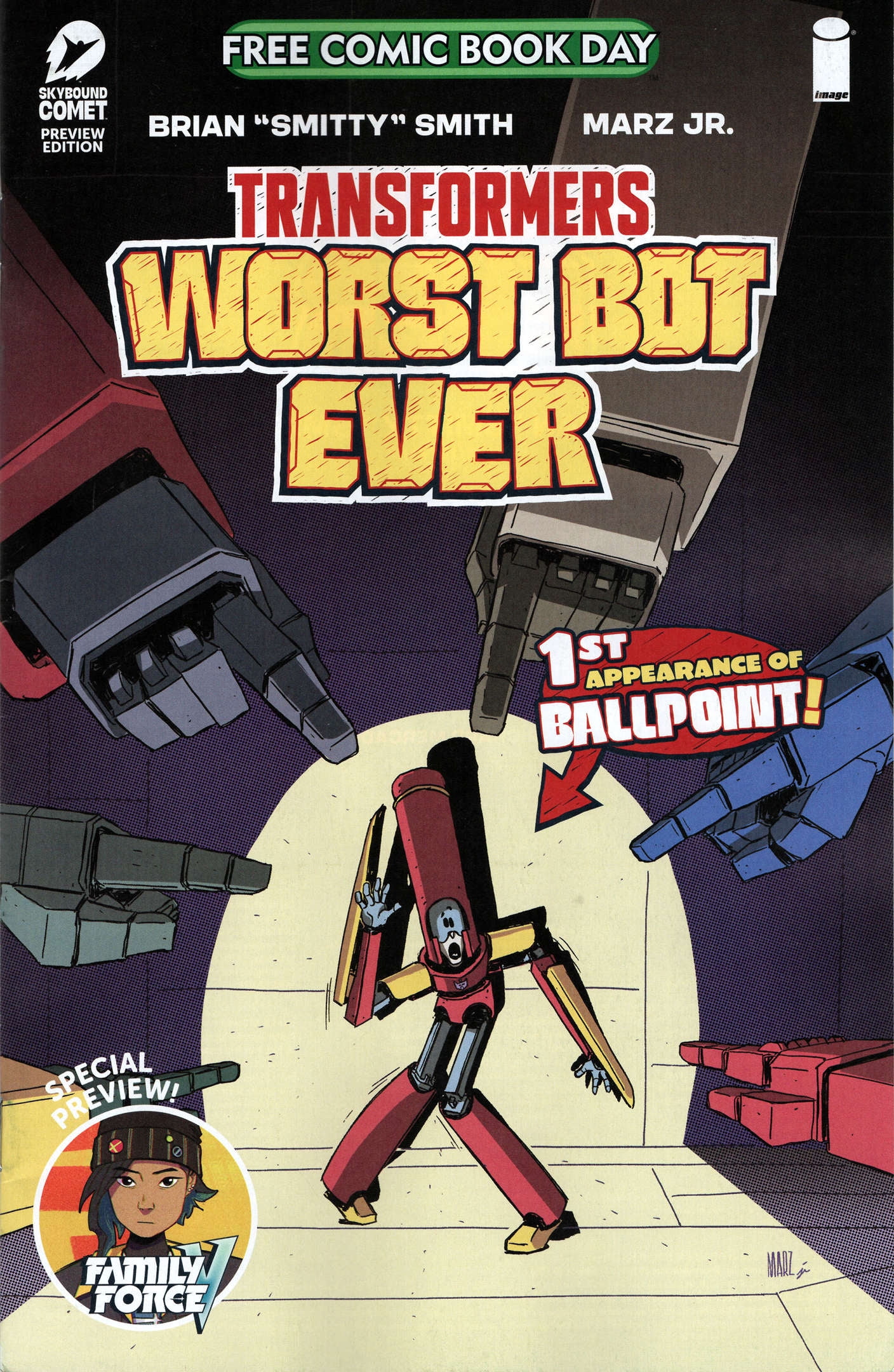 Transformers: Worst Bot Ever-Meet Ballpoint FCBD #1 VF ; Image Comic ...