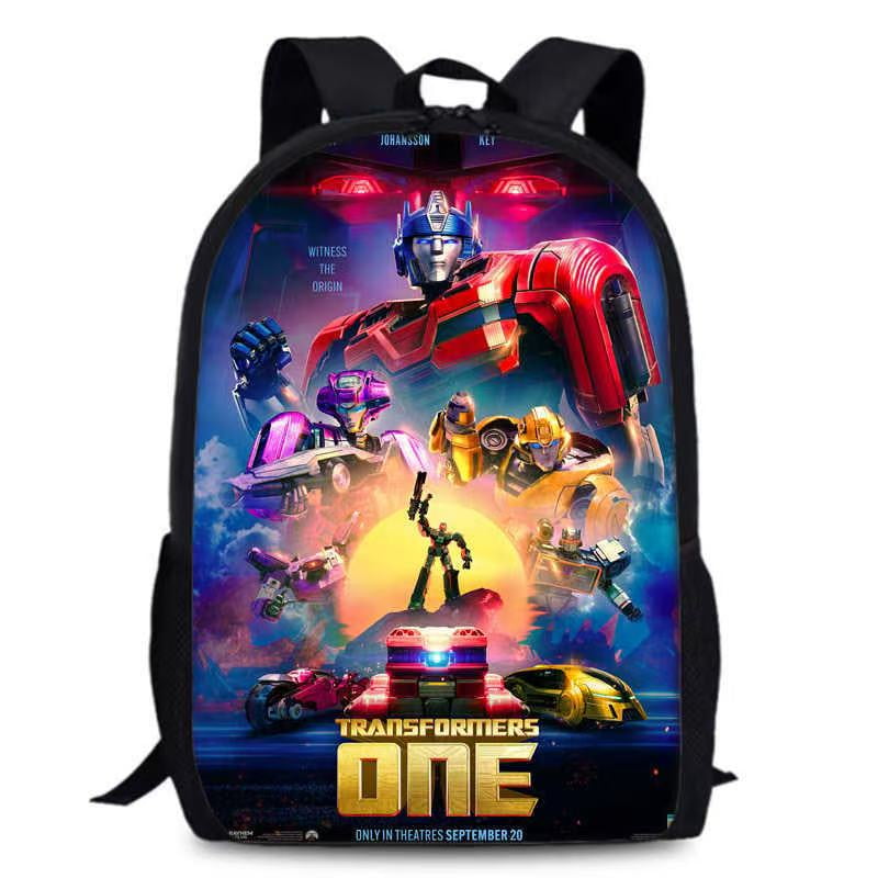 Transformers backpack Autobot 3D printing backpacks large capacity ...