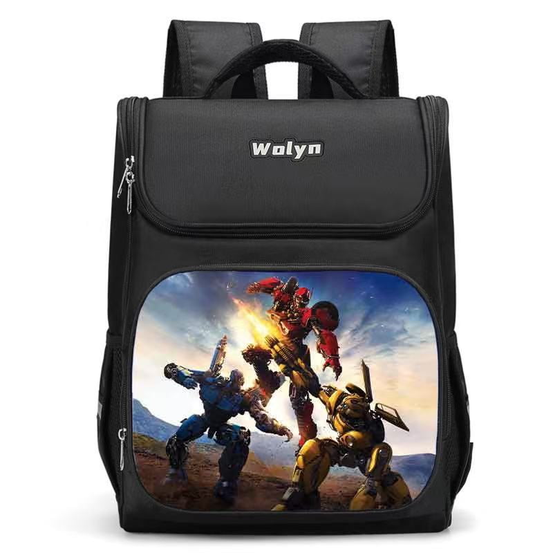 Transformers backpack Autobot 3D printing backpacks large capacity ...