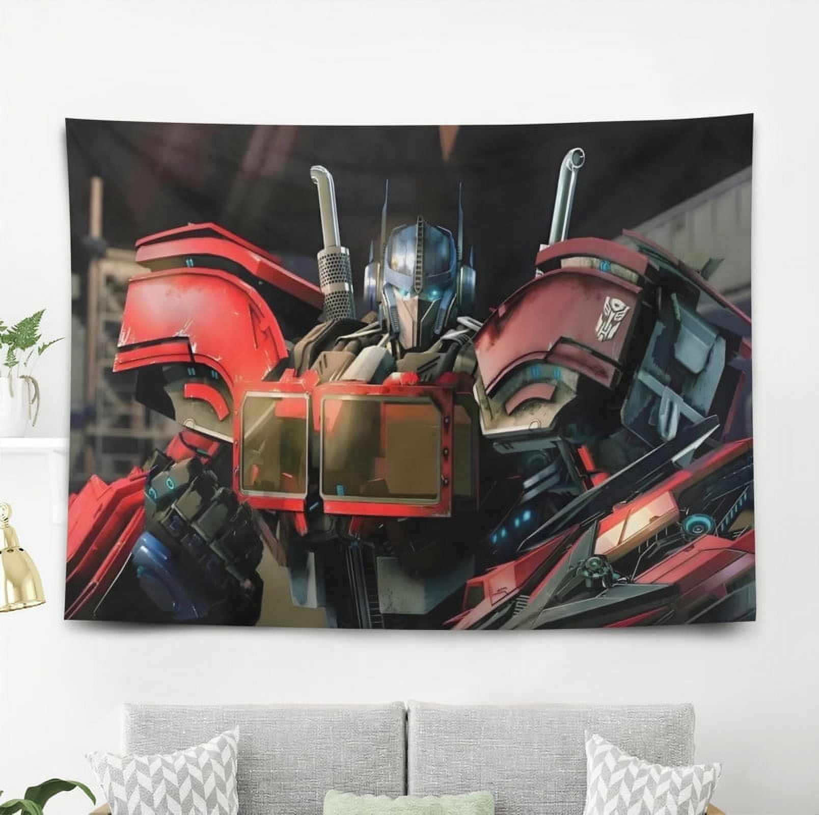 Transformers pattern wall hanging 50*60 inches high-quality peach skin ...