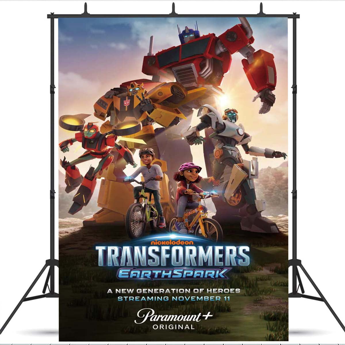 Transformers school Poster Backdrop Banner Party Supplies Birthday ...