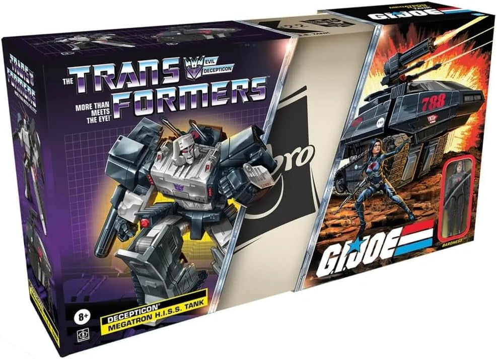 Transformers x G.I. Joe Collaborative Mash-Up Megatron H.I.S.S. Tank ...
