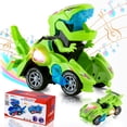 Transforming Car Dinosaur Toy for Kids 2-5: Dino Transformer Toy Car ...