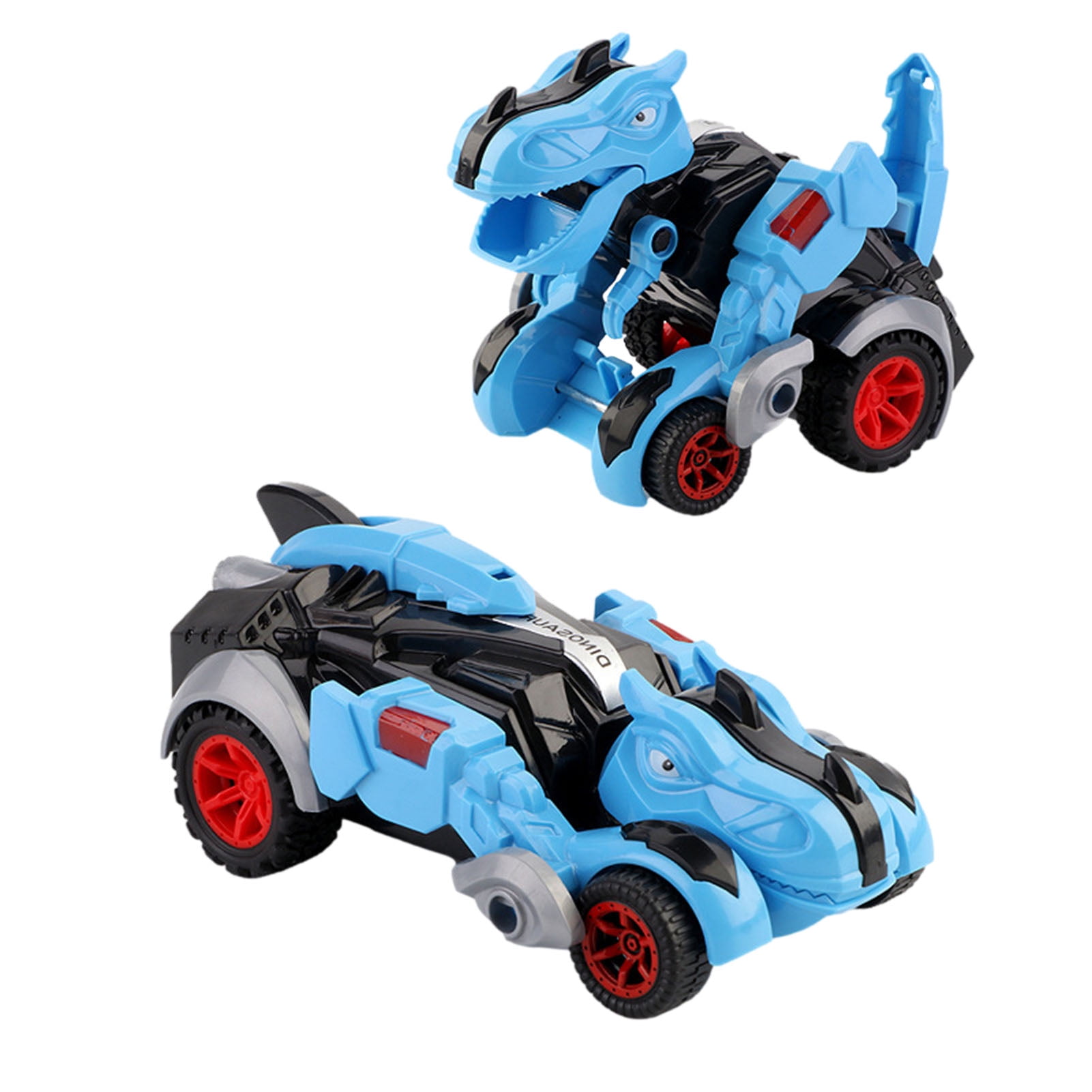 Transforming Dinosaur Car Toys, 2 in 1 Automatic Dinosaur Transform Car ...