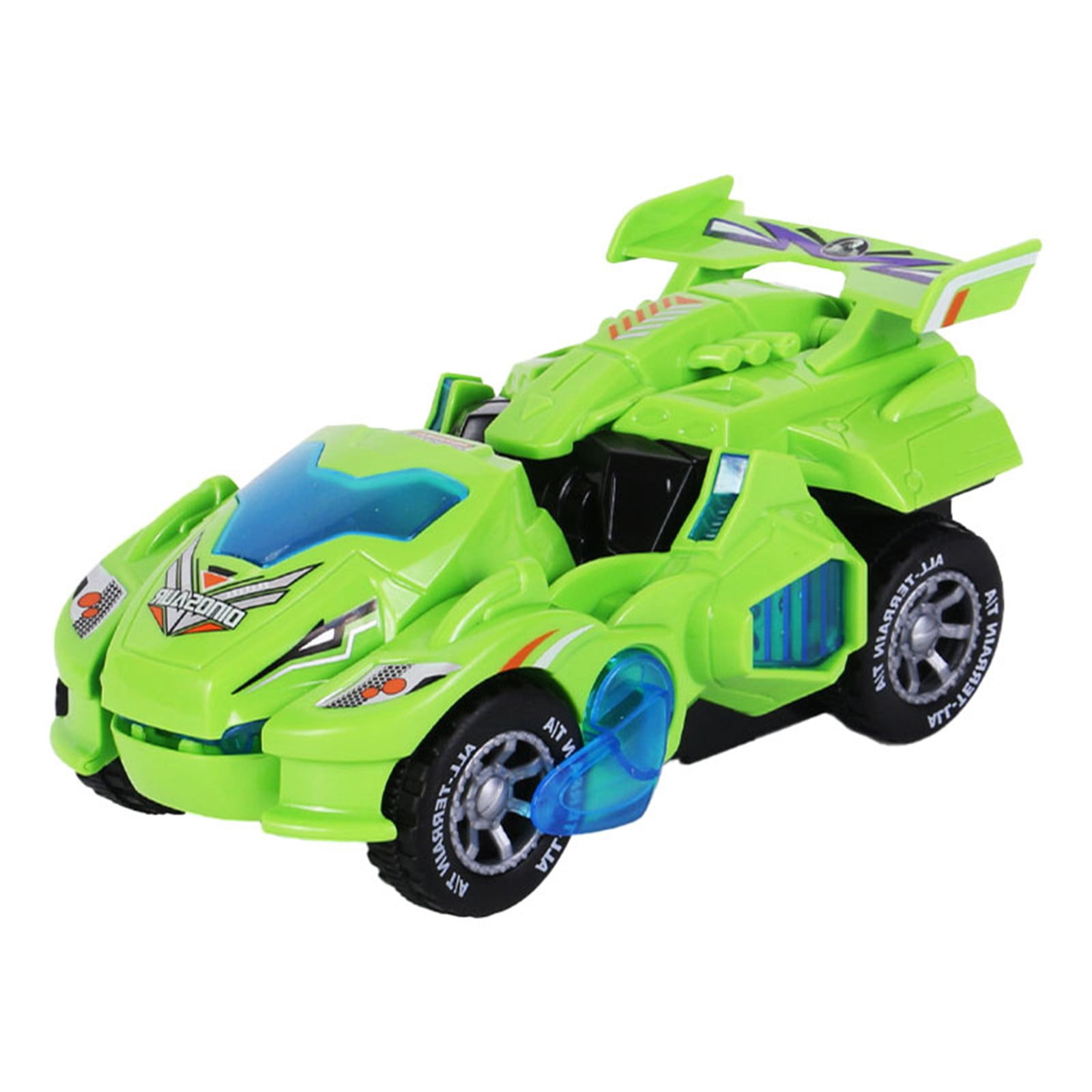 Transforming Dinosaur LED Car with Light and Music, Dinosaur Toys for ...
