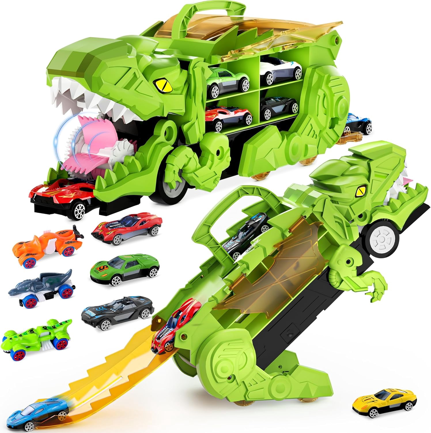 Transforming Dinosaur Truck Toys - Toys Cars Track Set Dinosaur ...