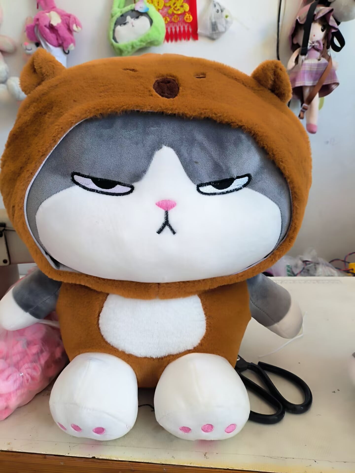 Transforming New Royal Cat Plush Toy Doll Panda Stuffed Animal Long ...