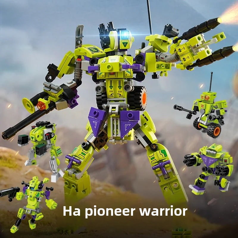 Transforming Police Robot Tank Battle Ship Boy's Educational ...