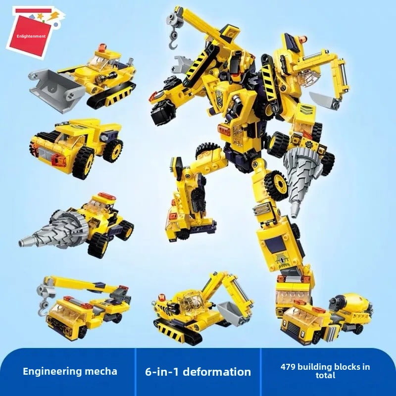 Transforming Police Robot Tank Battle Ship Boy's Educational ...