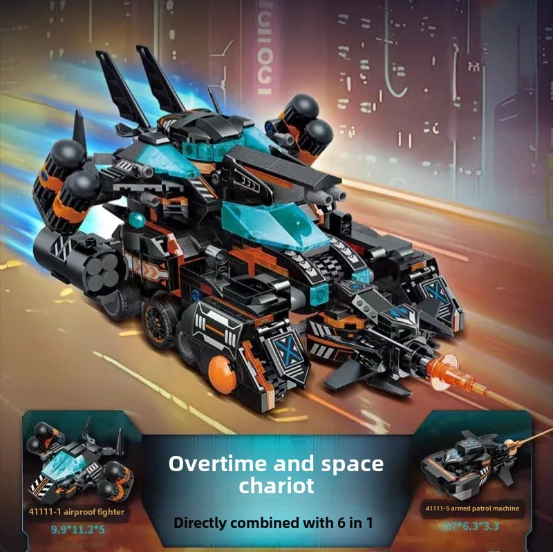Transforming Police Robot Tank Battle Ship Boy's Educational ...