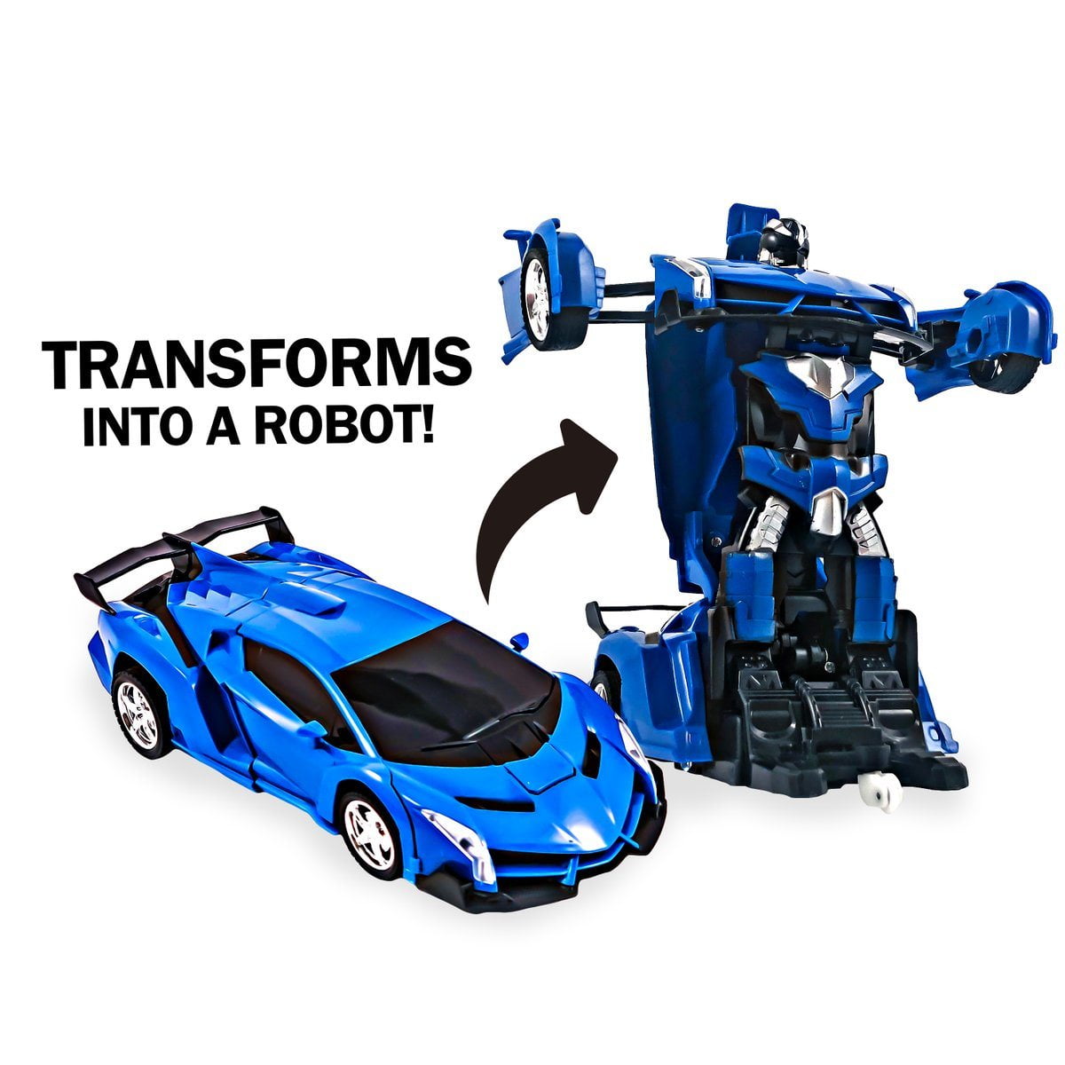 Transforming Robot R/C Car with Rechargeable Battery - Perfect for Kids ...