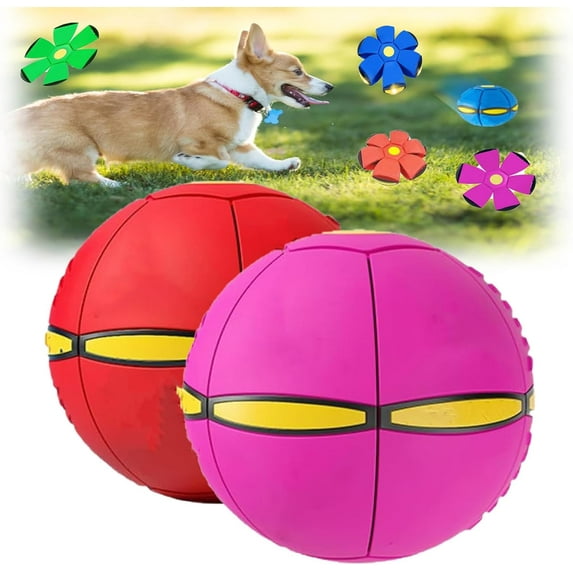 Transforming Saucer-Ball Toy, Lettuce Pets Doggy Disc Ball, Interactive ...