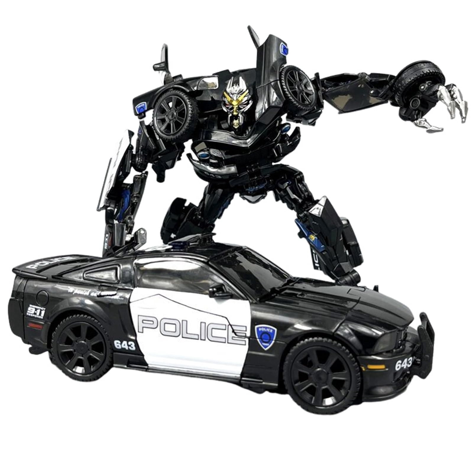 Transforming Toy Action Figure Toy XP15，Police Car Model Free Switching ...