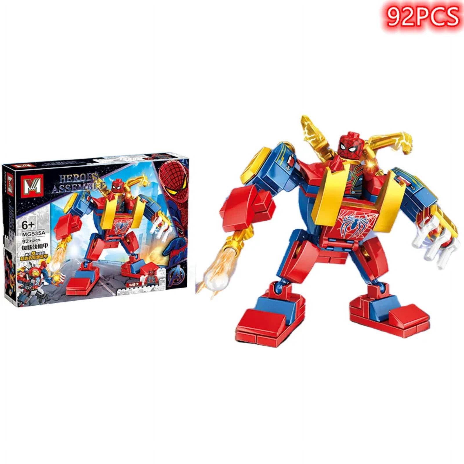Transforming robot building block mini model character toy - Walmart.com