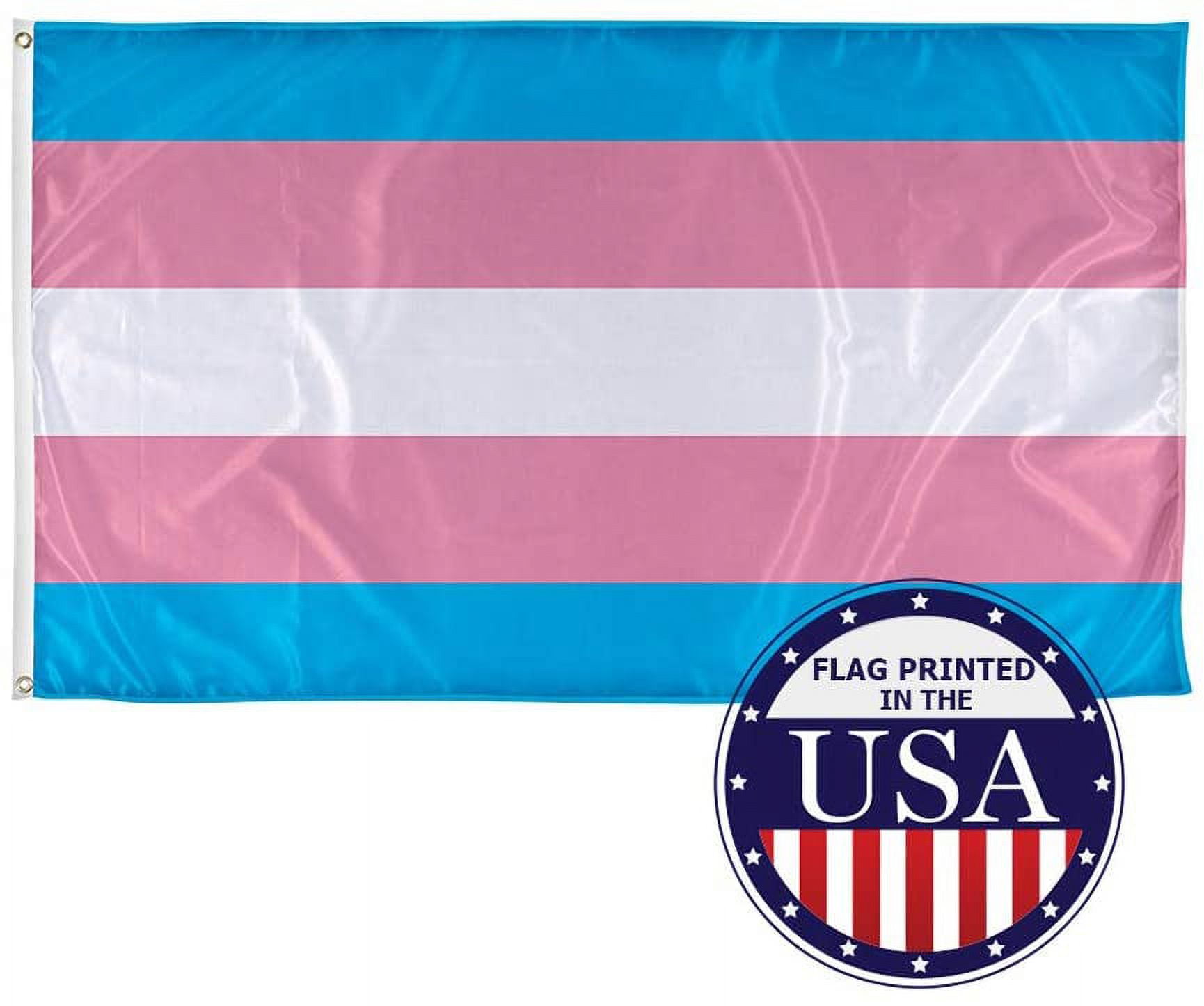 Transgender 3ft x 5ft Polyester Flag, Vibrant Colors and Fade Resistant ...