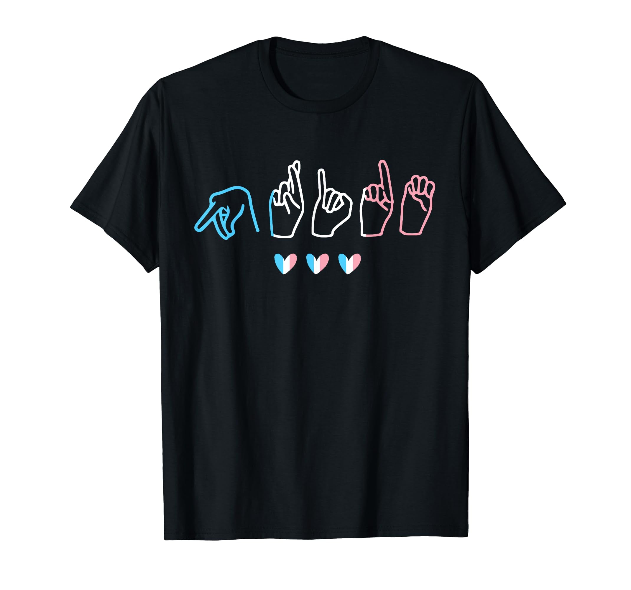 Transgender ASL Pride - Trans Sign Language LGBT Pride Gift T-Shirt ...