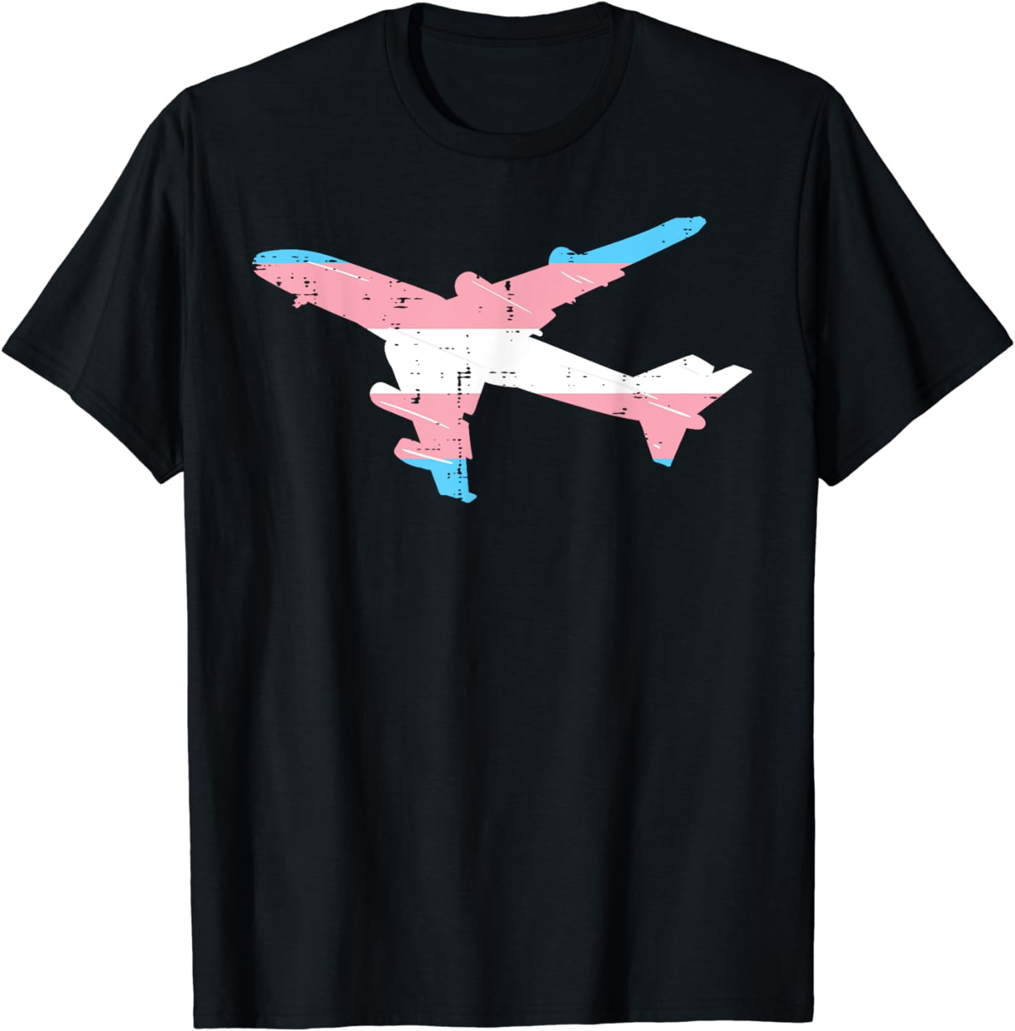 Transgender Airplane Cute Trans Pride Flag Transsexual LGBTQ Cotton T ...
