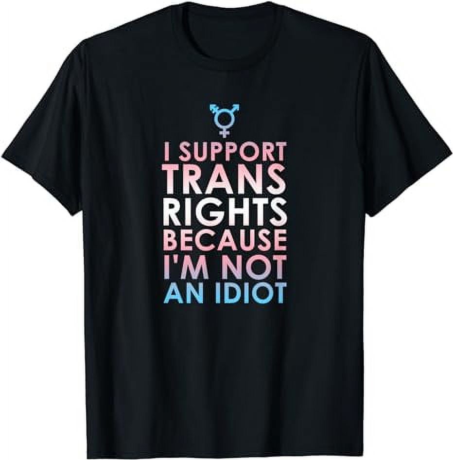Transgender Ally Trans Pride Flag Support T-Shirt - Walmart.com