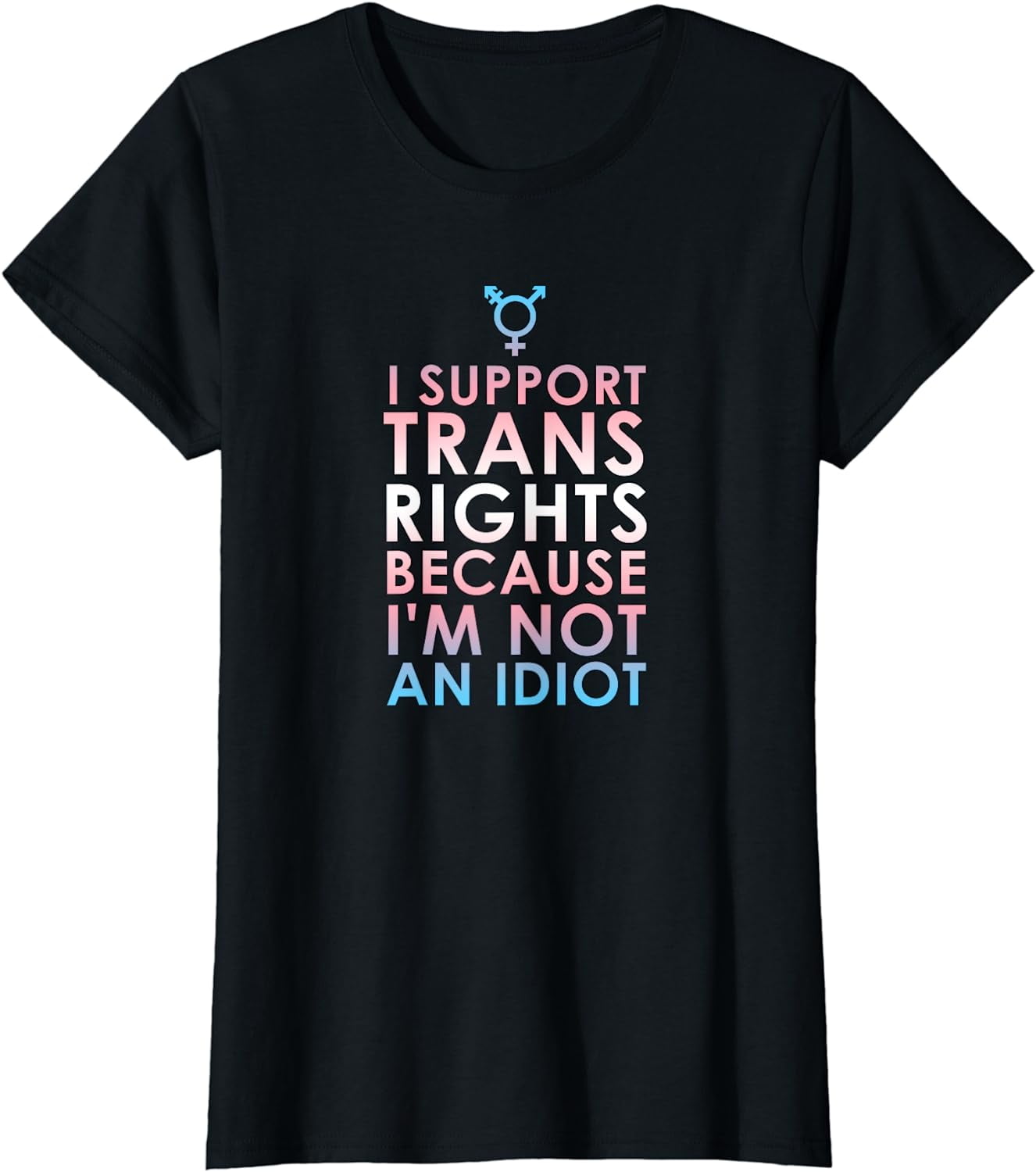 Transgender Ally Trans Pride Flag Support T-Shirt - Walmart.com