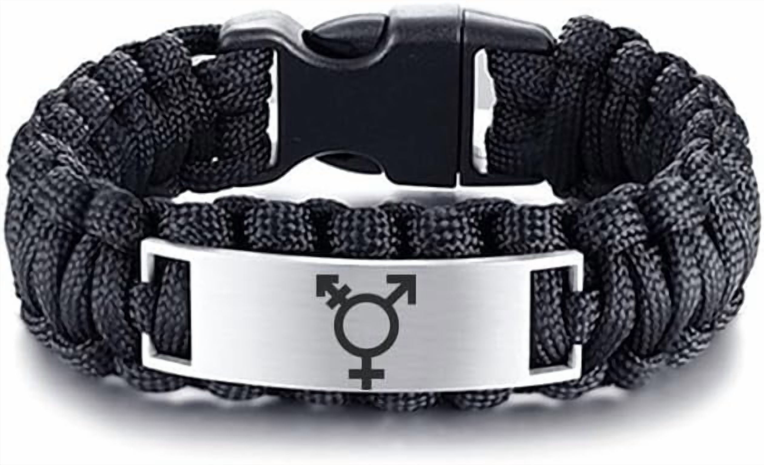 Transgender Best Awareness Bracelet - Trans Pride Support Braided ...
