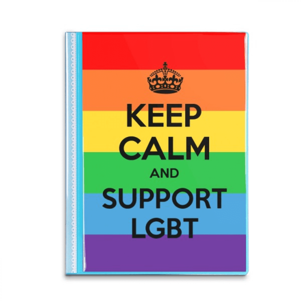 Transgender Bisexuals Flag LGBT Book Sheet Protectors Portfolio Binder ...