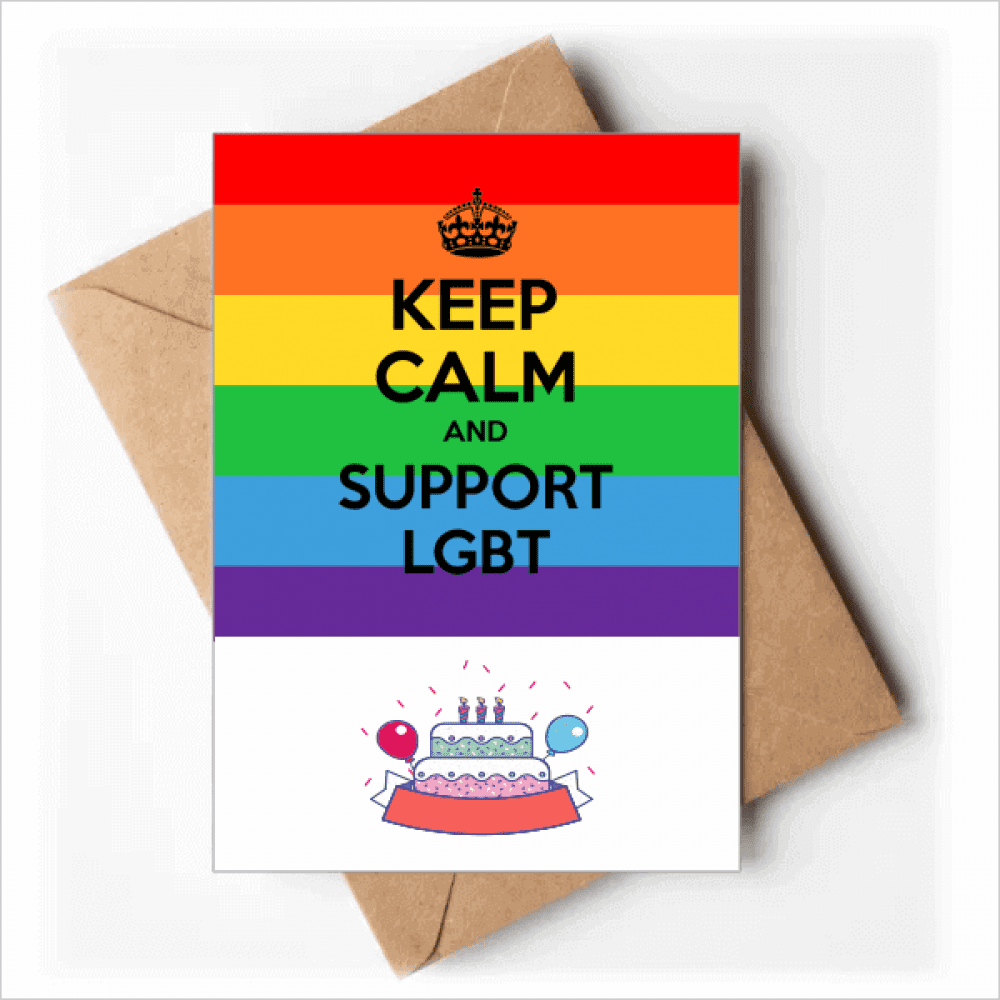 Transgender Bisexuals Flag LGBT Happy Birthday Greeting Cards Envelopes ...
