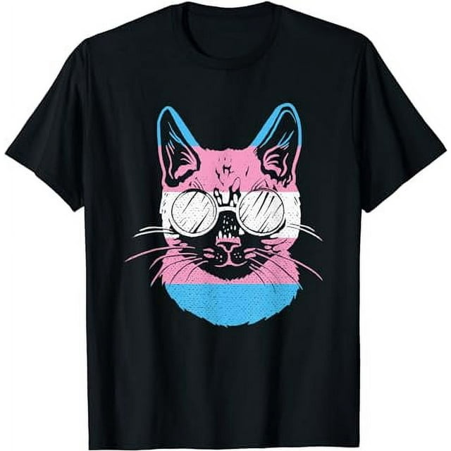 Transgender Cat Kitten Trans LGBTQ Transsexual Pride Month T-Shirt ...