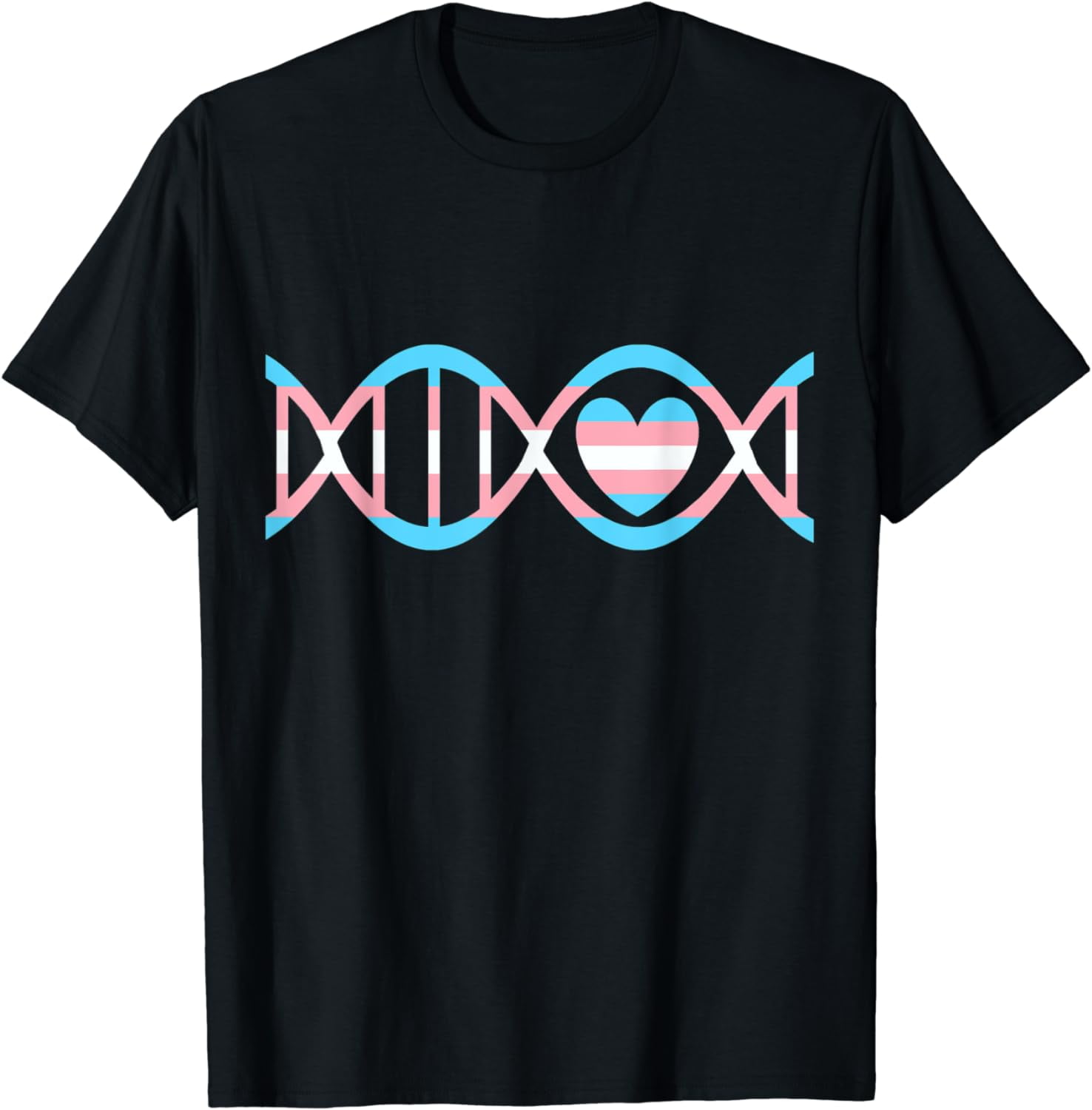 Transgender DNA Transexual Genetic LGBT Trans Pride Gender T-Shirt ...