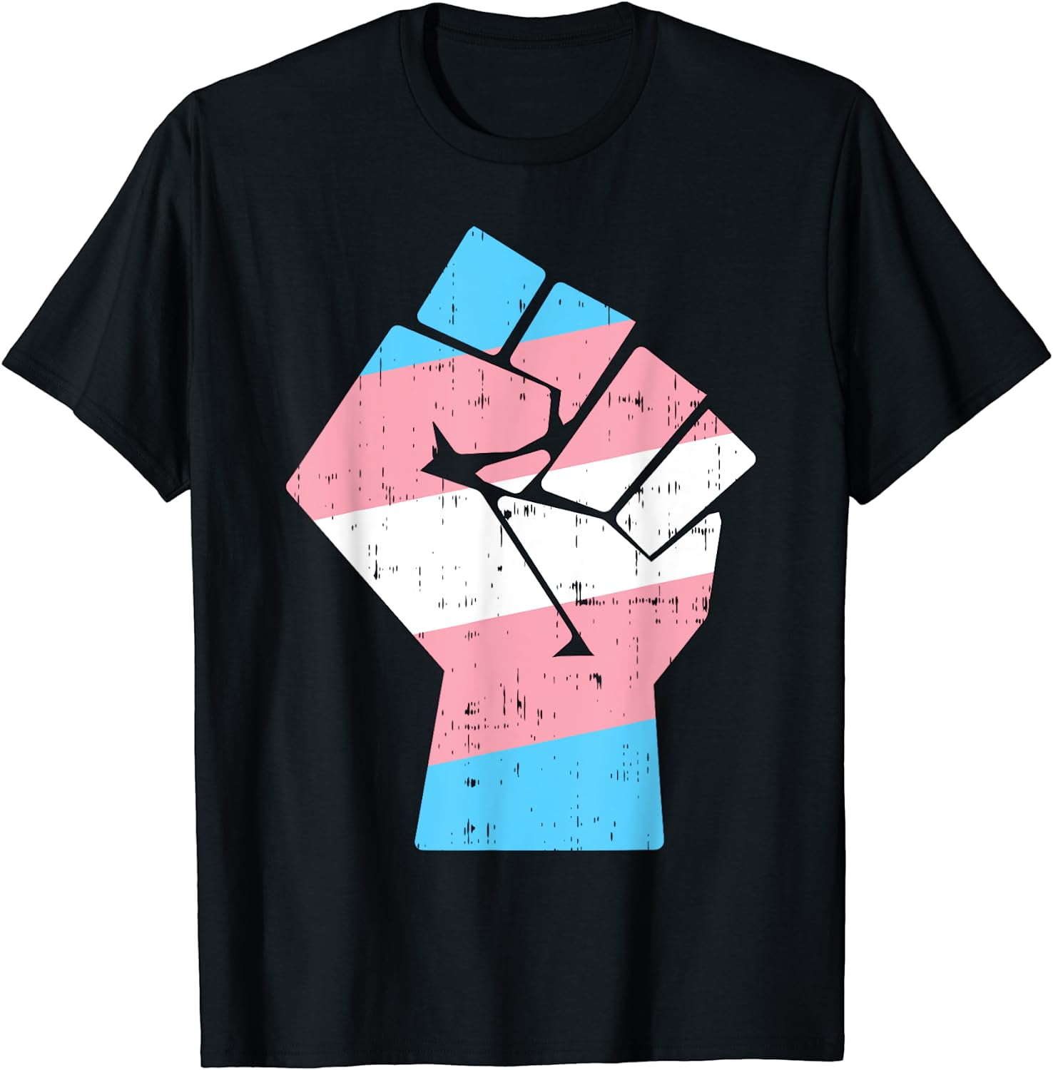 Transgender Fist Pride Rights LGBT Trans Transexual Gift T-Shirt ...