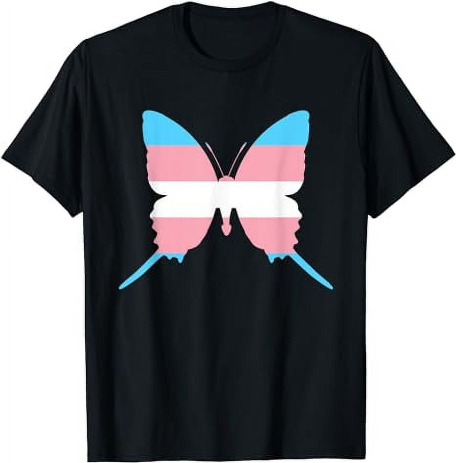 Transgender Flag Trans Pride Butterfly Lover FTM MTF T-Shirt - Walmart.com