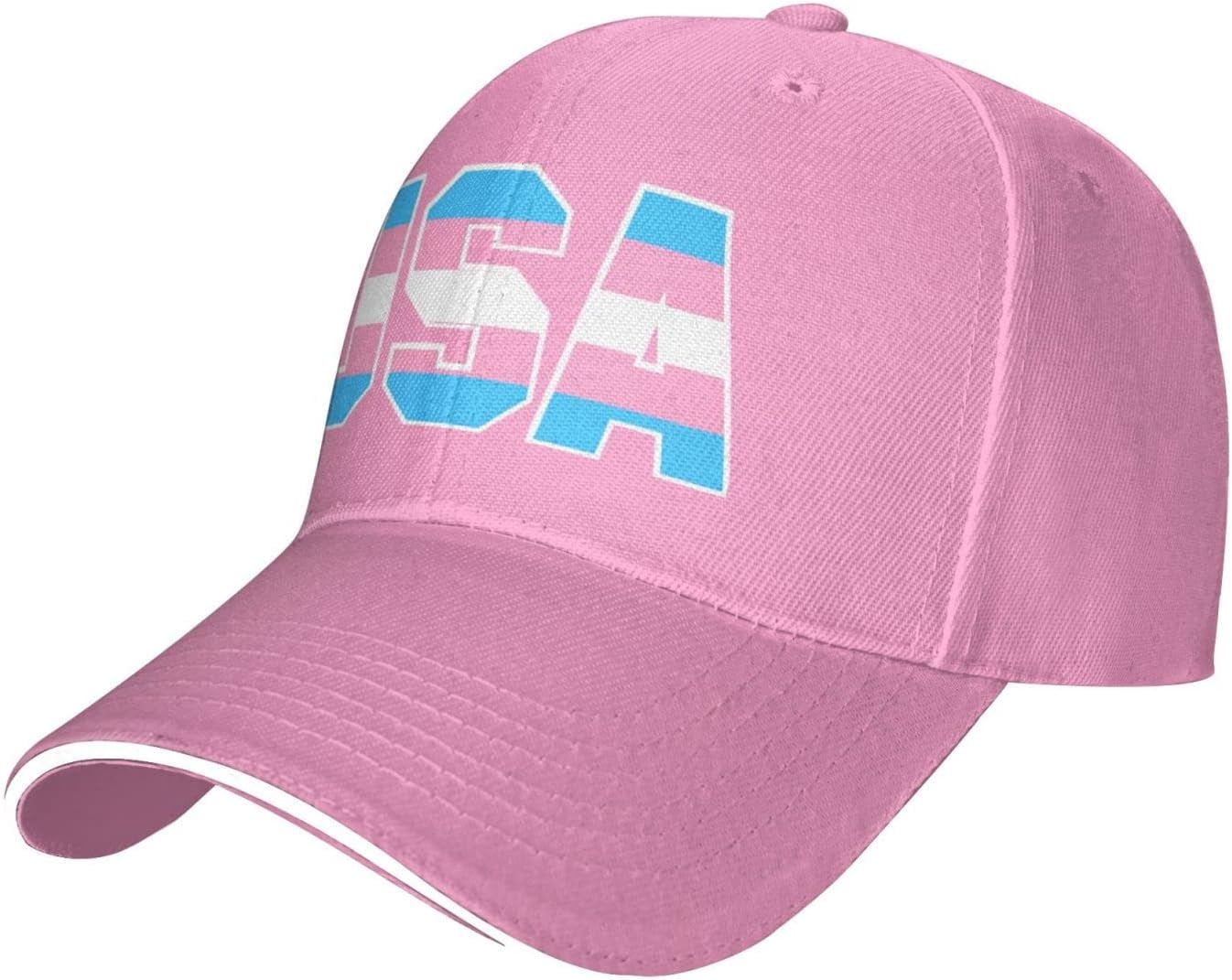 Transgender Flag USA Trans US America LGBT Gift Baseball Cap Men Hat ...