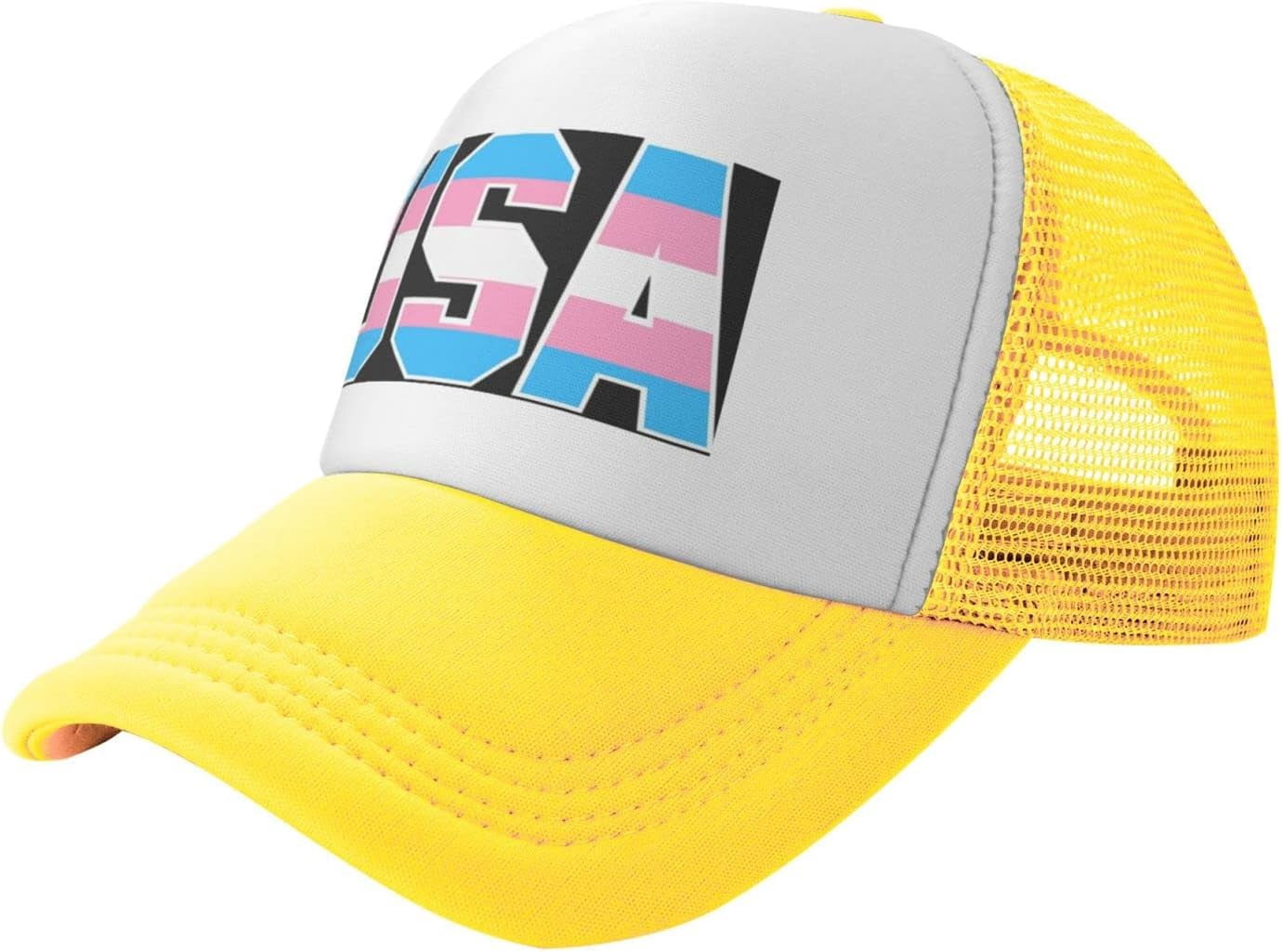 Transgender Flag USA Trans US America LGBT Gift Baseball Cap Men Hats ...