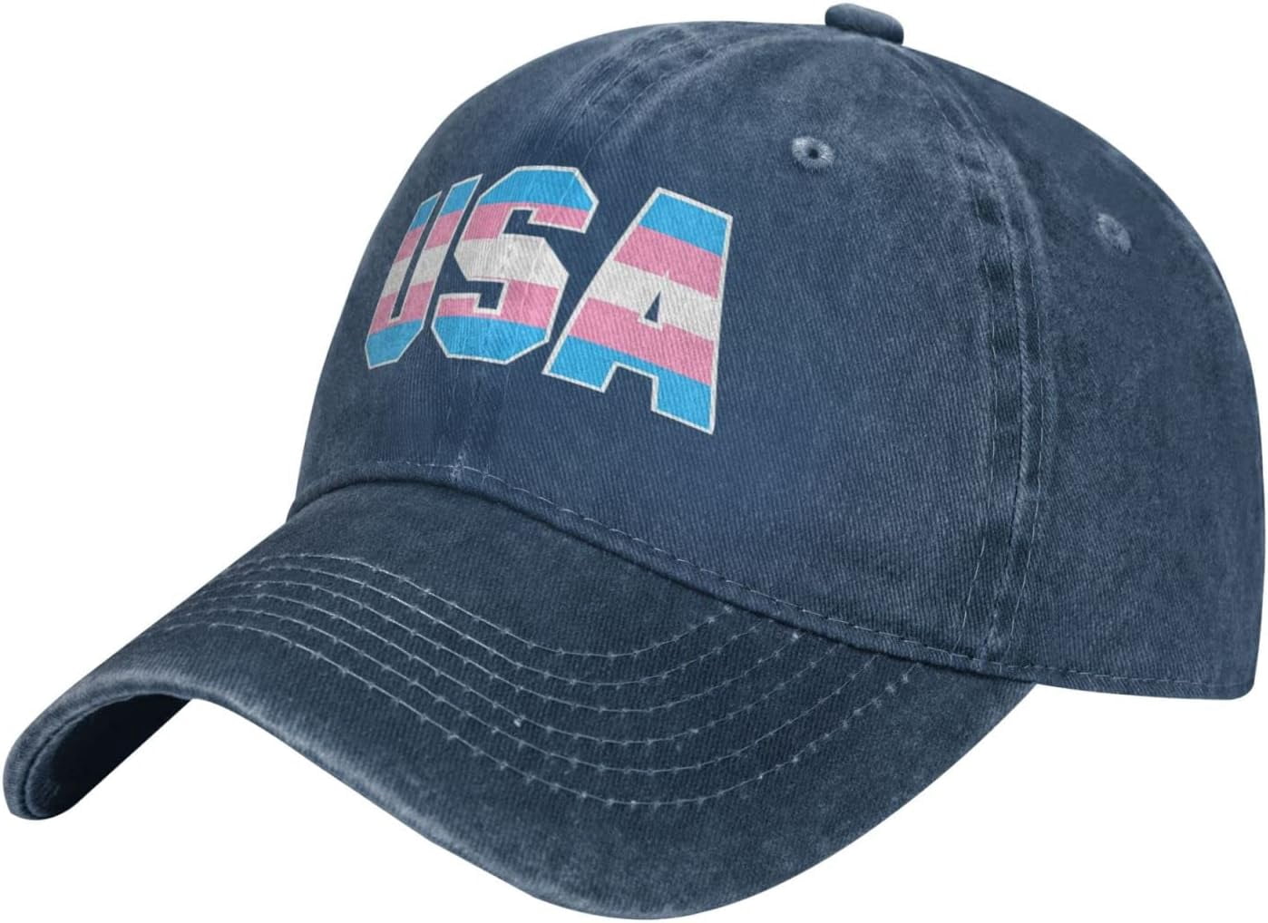 Transgender Flag USA Trans US America LGBT Gift Cowboy hat Men Baseball ...