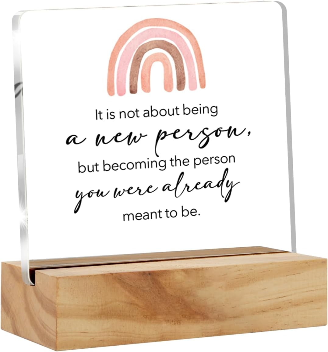 Transgender Gifts For Women Men, Transgender Clear Acrylic Sign With ...