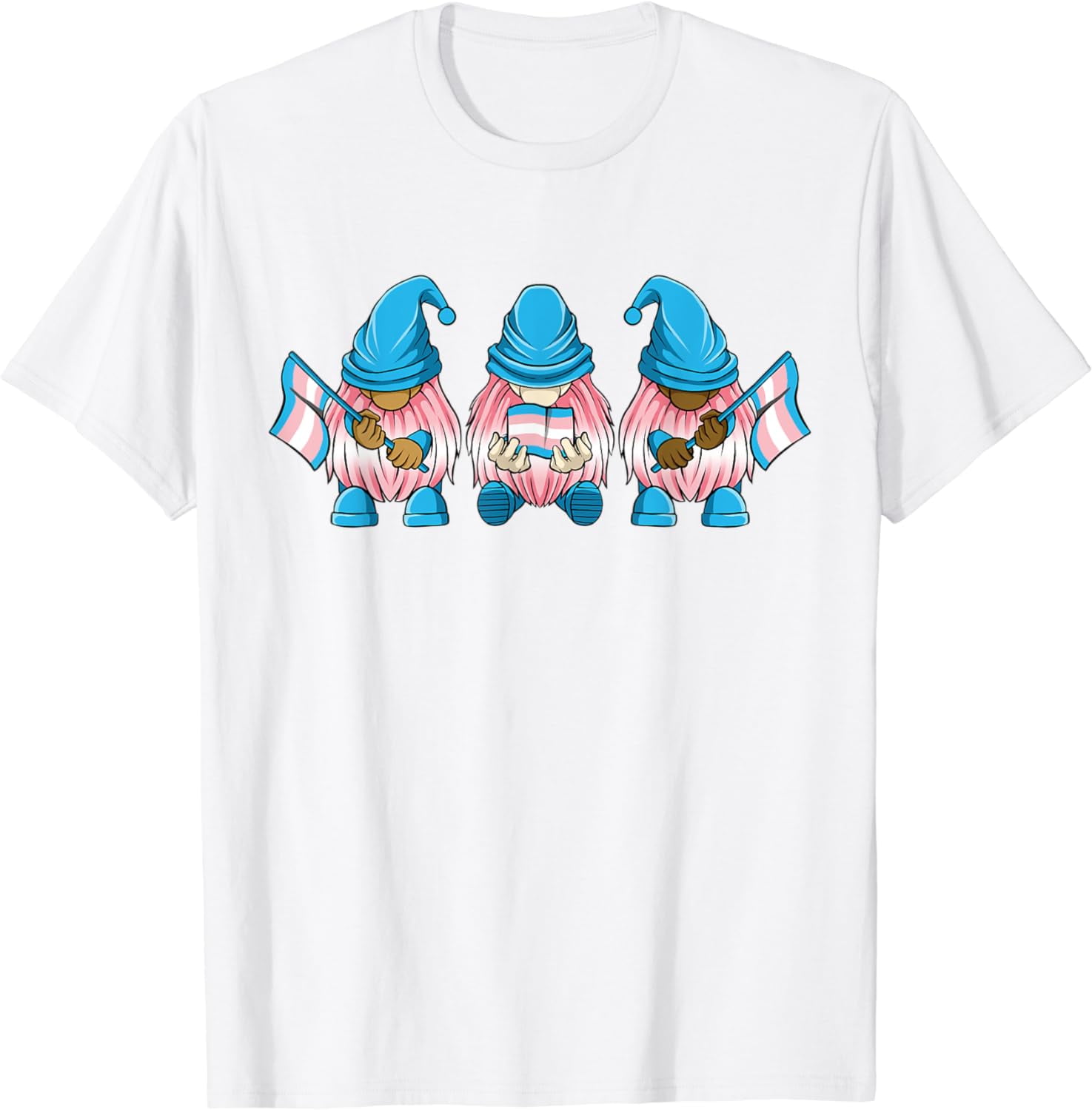 Transgender Gnomes Trans Pride LGBTQ Gnome T-Shirt - Walmart.com