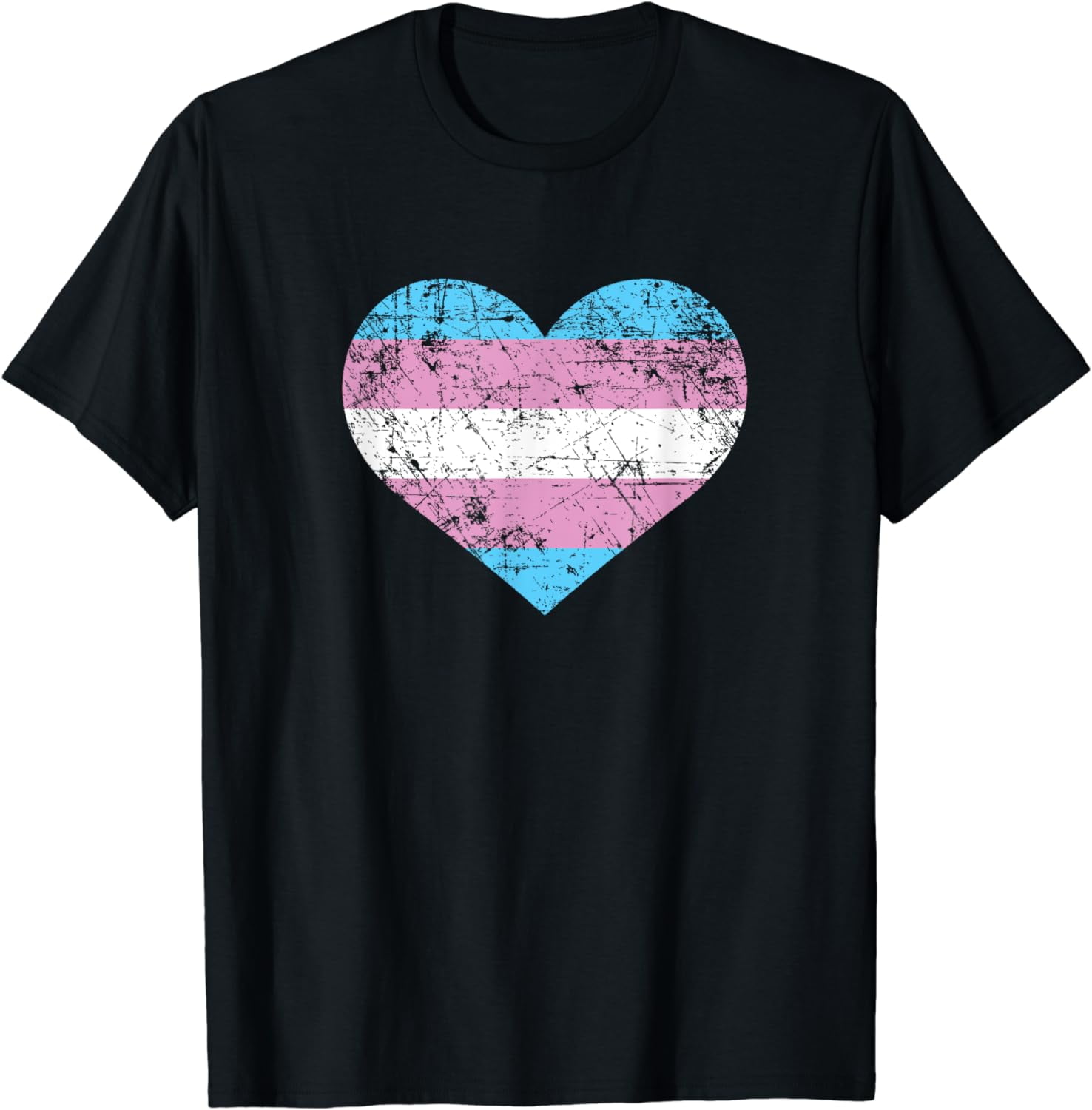 Transgender Heart LGBTQ Pride Month Love Flag Gift T-Shirt - Walmart.com