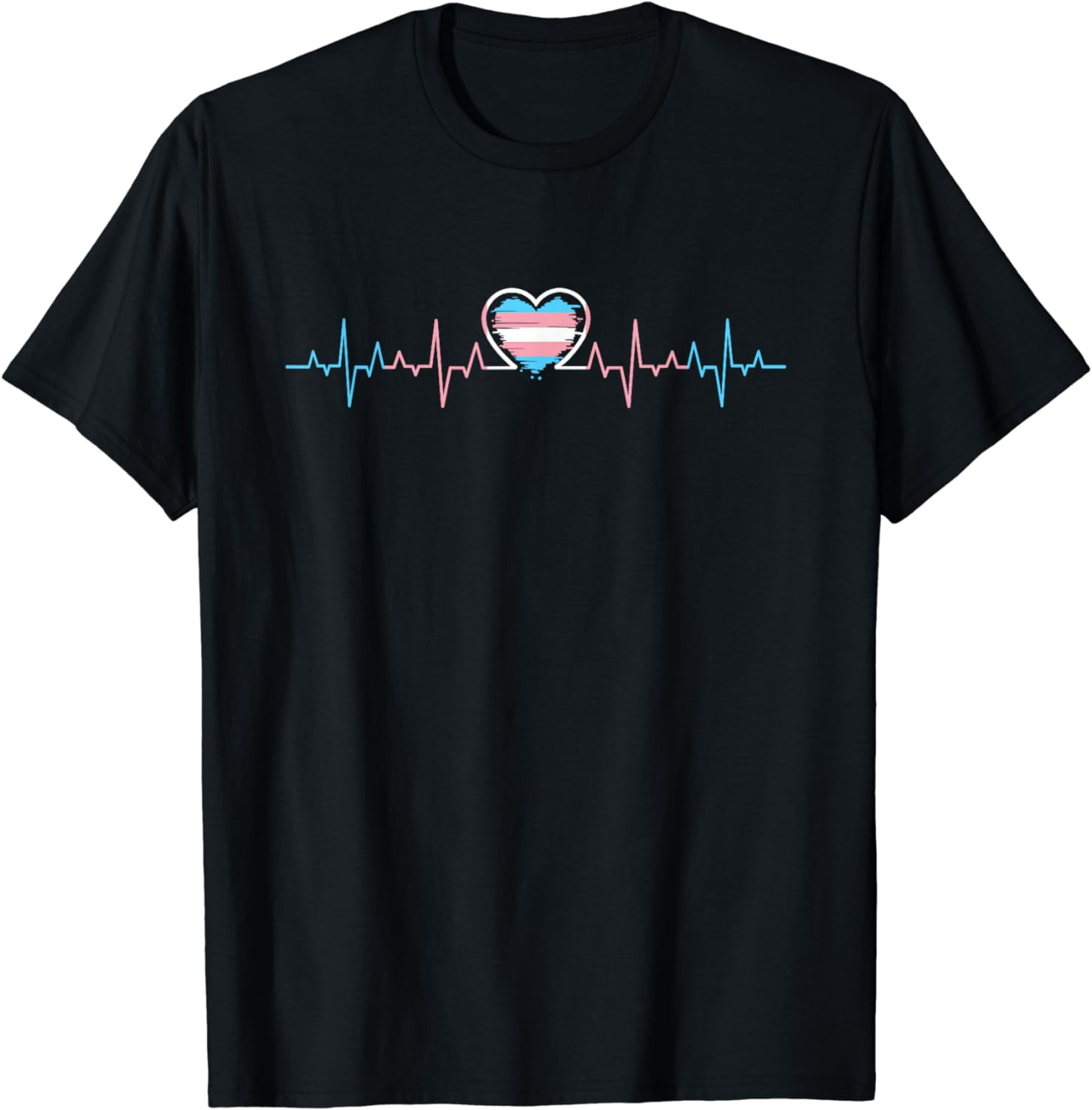 Transgender Heartbeat - Transgender Gift Trans Pride Outfit T-Shirt ...