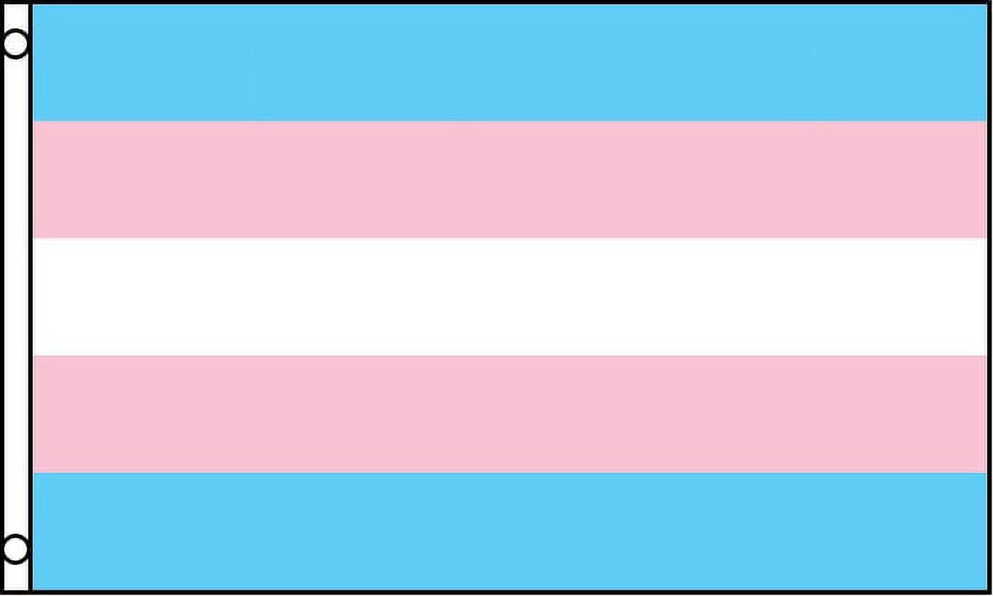 Transgender LGBT Polyester 3x5 Foot Flag Gay Pride Lesbian Bisexual ...
