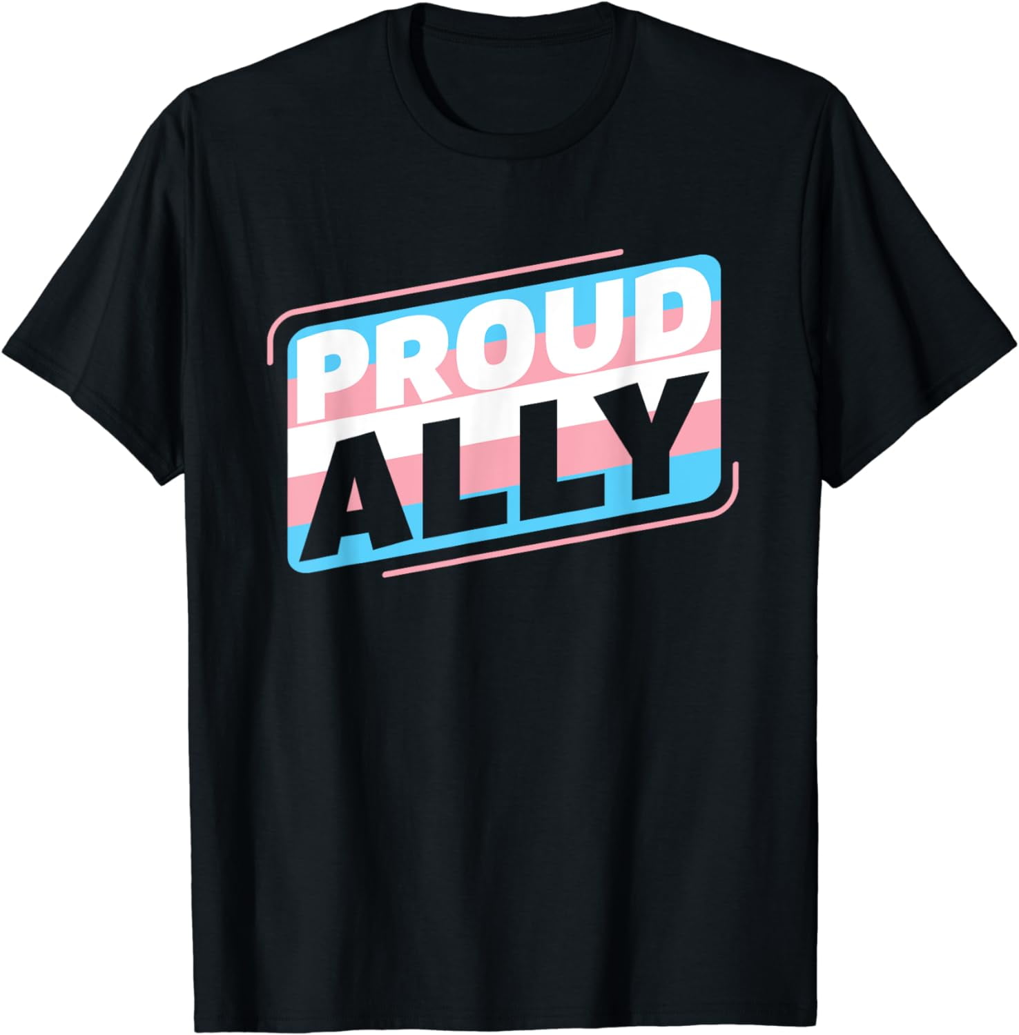 Transgender LGBT Proud Ally Trans Pride Flag T-Shirt - Walmart.com