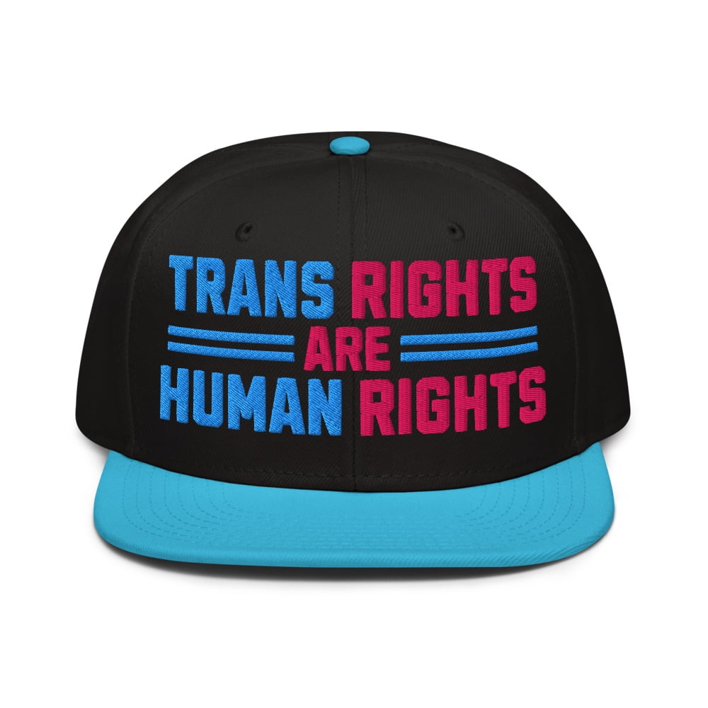 Transgender LGBTQ Equality Pride Embroidered Snapback Hat, Trans Rights ...