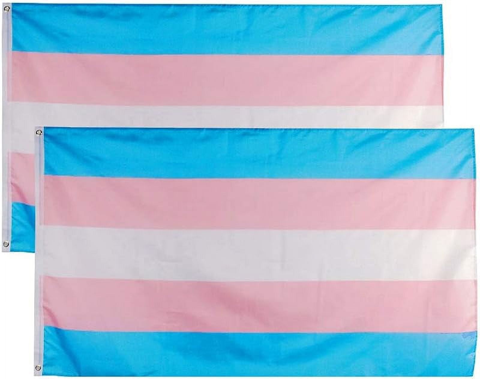 Transgender Pride Flag 3x5 Fts - Trans Rainbow Banner - Walmart.com