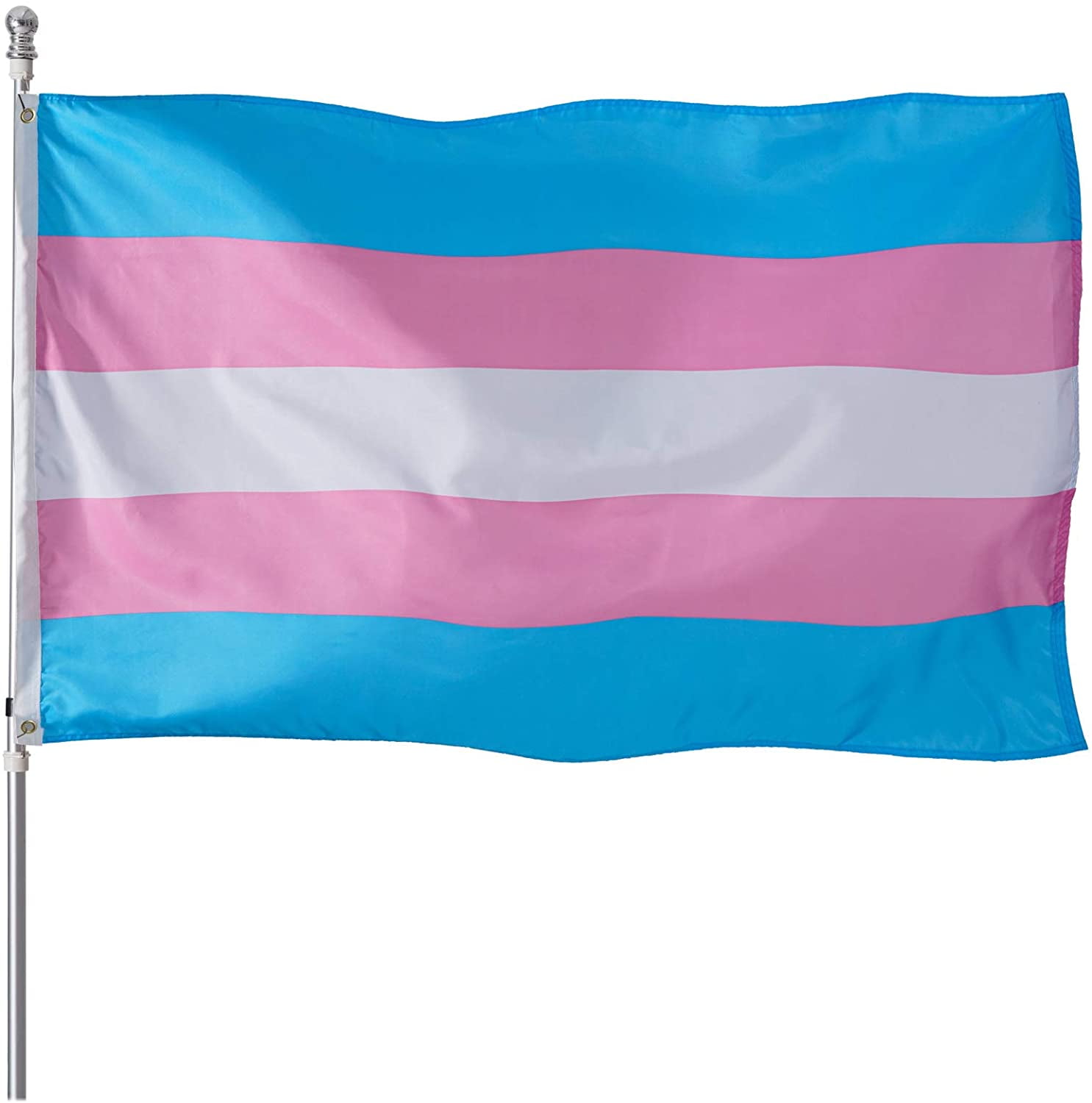 Transgender Pride Flag 3x5 Heavy Duty Polyester LGBT Trans Omnisexual ...