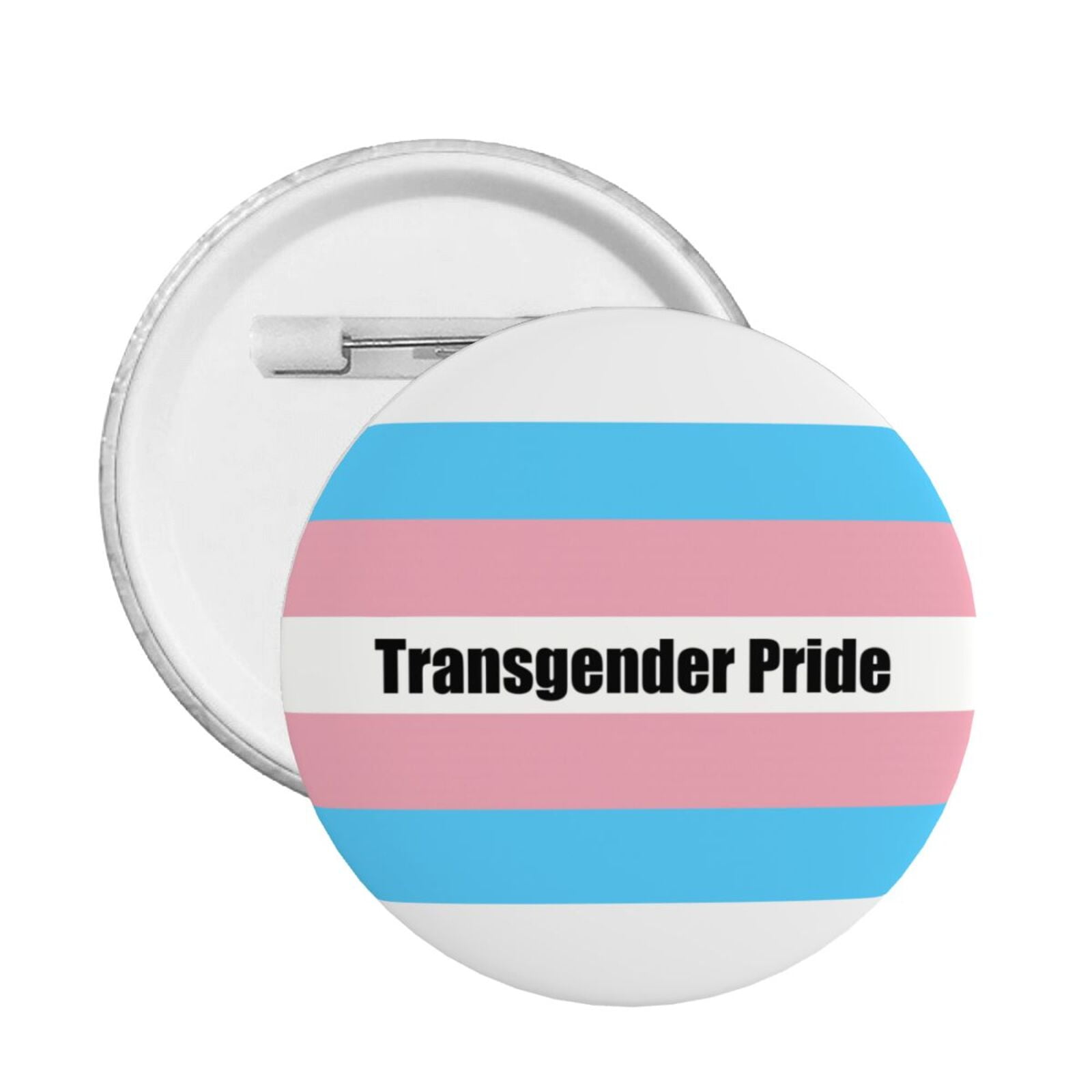 Transgender Pride Flag Circular Button Fashion Badge Decoration ...