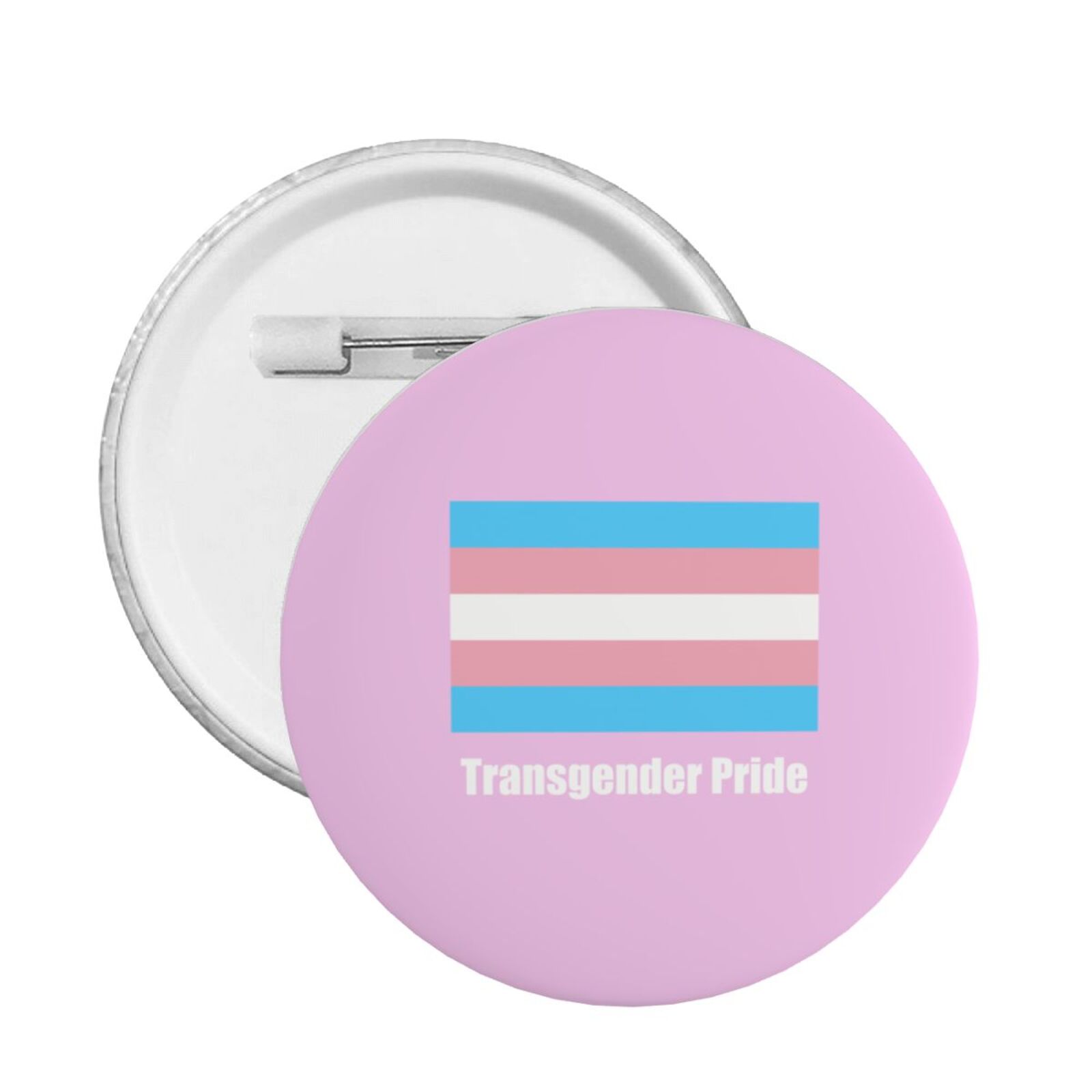 Transgender Pride Flag Circular Button Fashion Badge Decoration ...