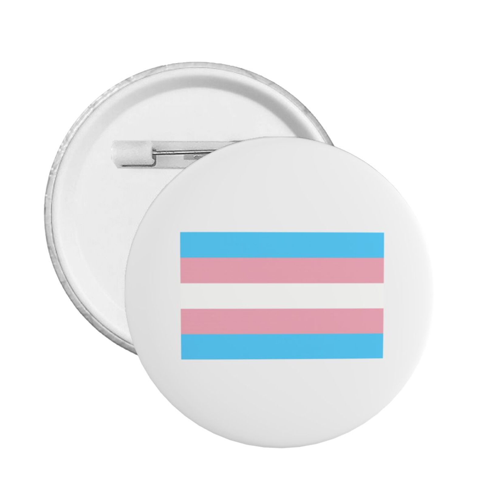 Transgender Pride Flag Circular Button Fashion Badge Decoration ...