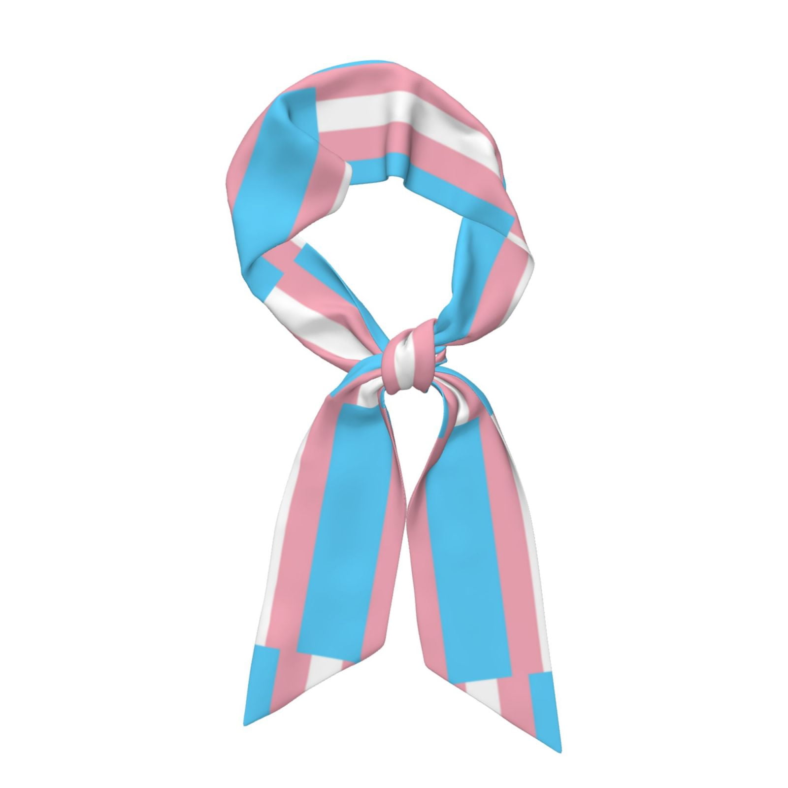 Transgender Pride Flag Hair Scarf for Women Fashion Headscarf Wrap Neck ...