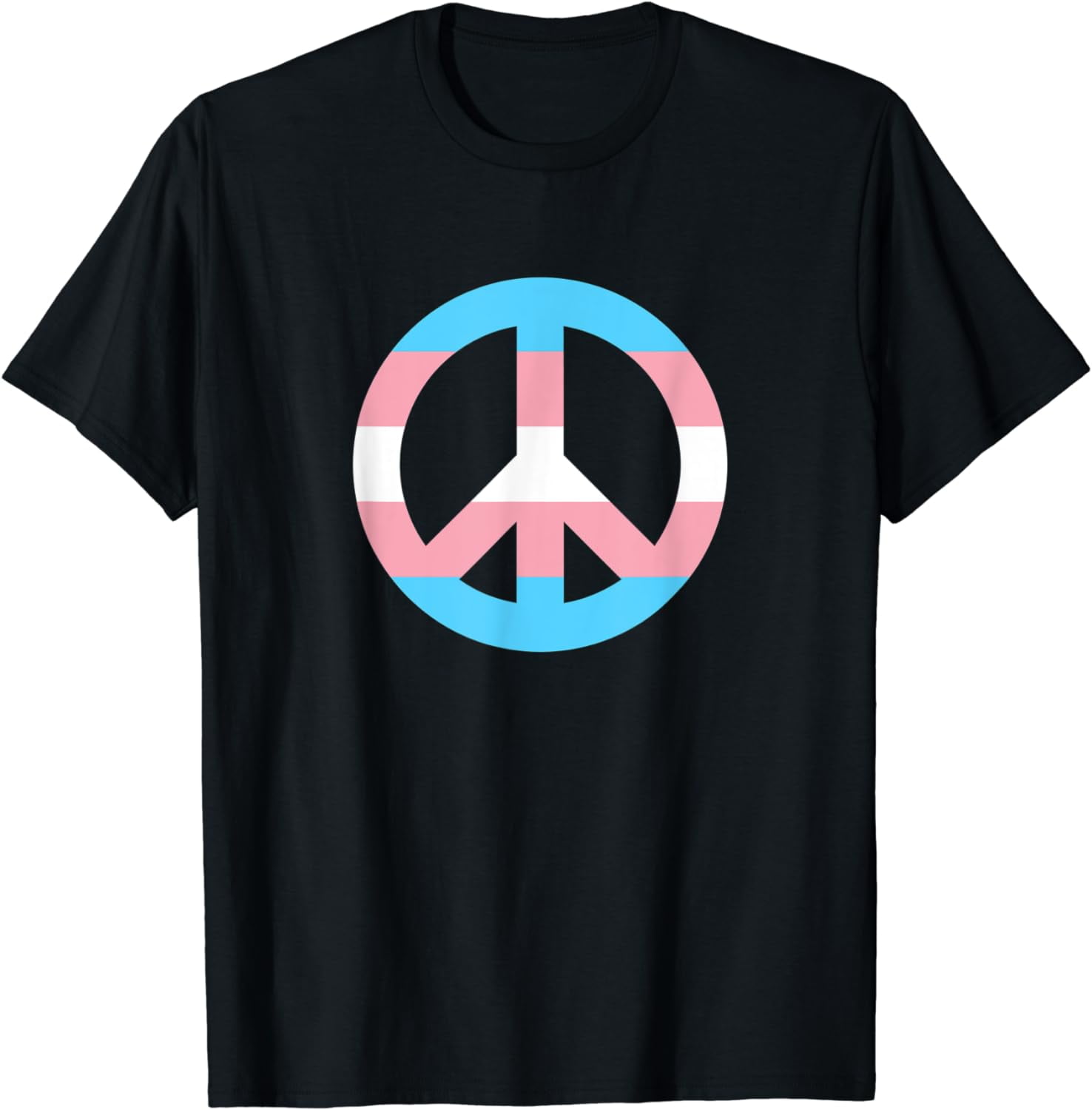 Transgender Pride Flag Peace Sign Trans T-Shirt - Walmart.com