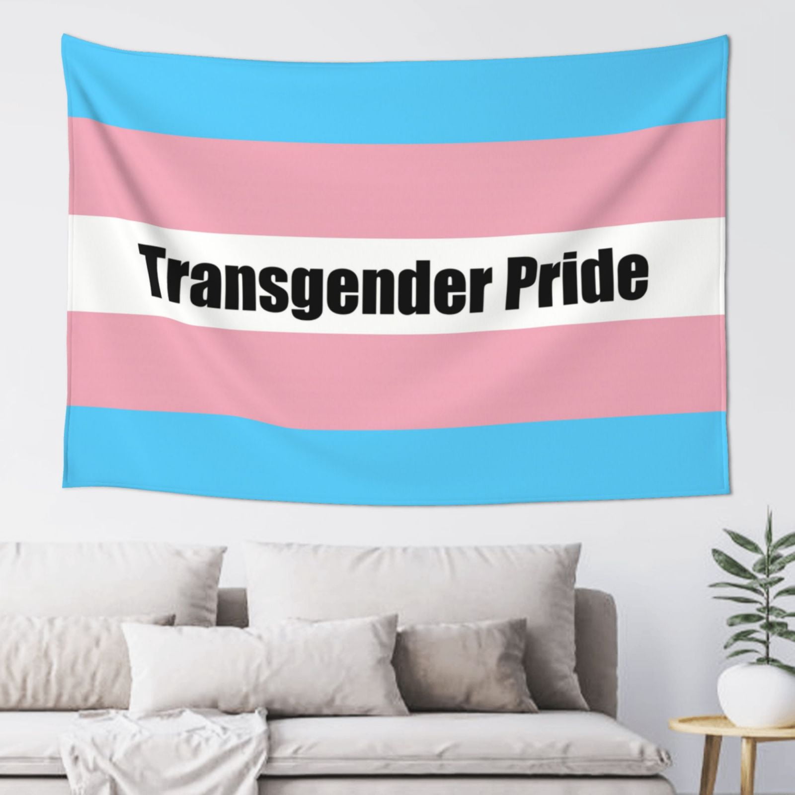 Transgender Pride Flag Tapestry Banner Backdrop Flag Background ...