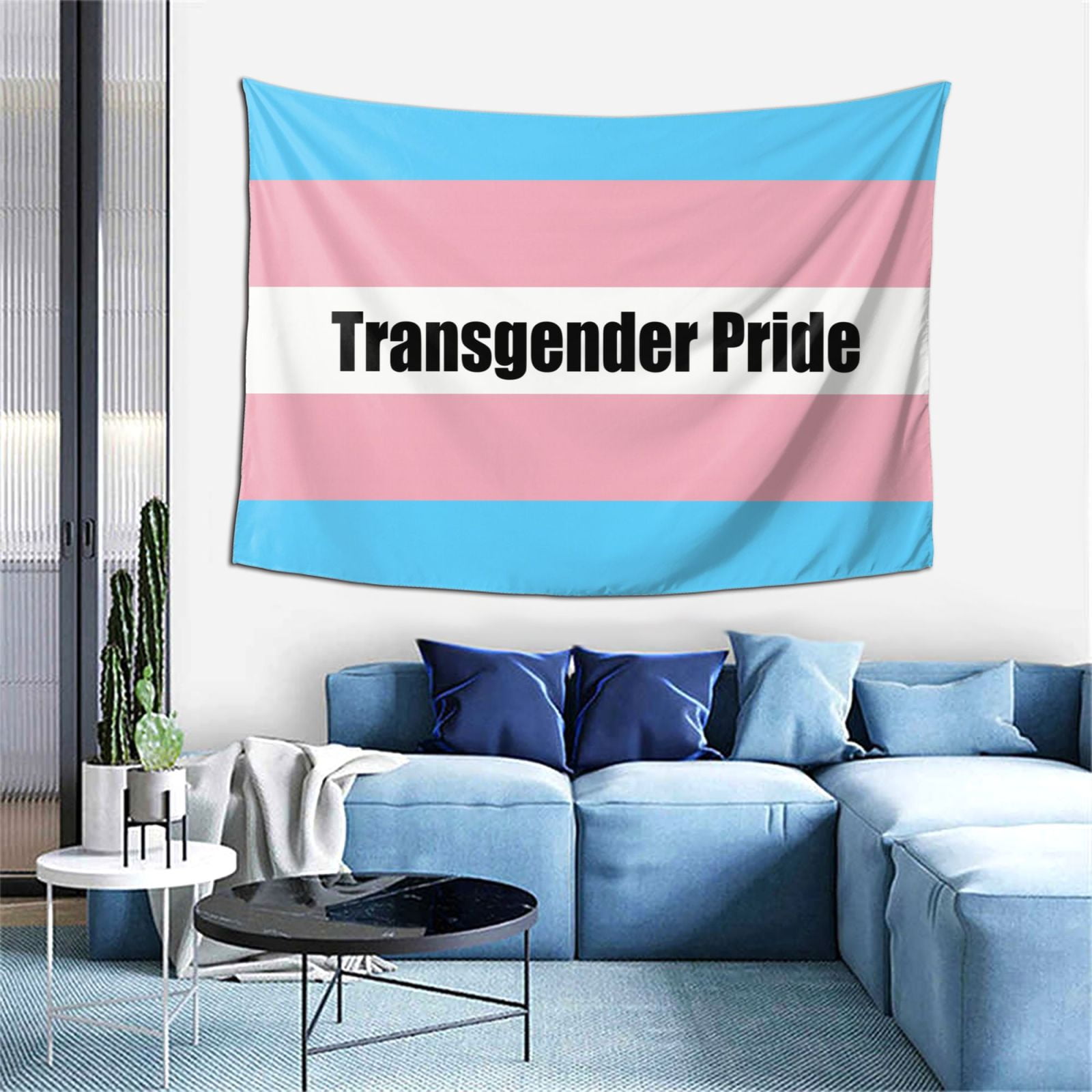 Transgender Pride Flag Tapestry for Bedroom Aesthetic Wall Hanging ...