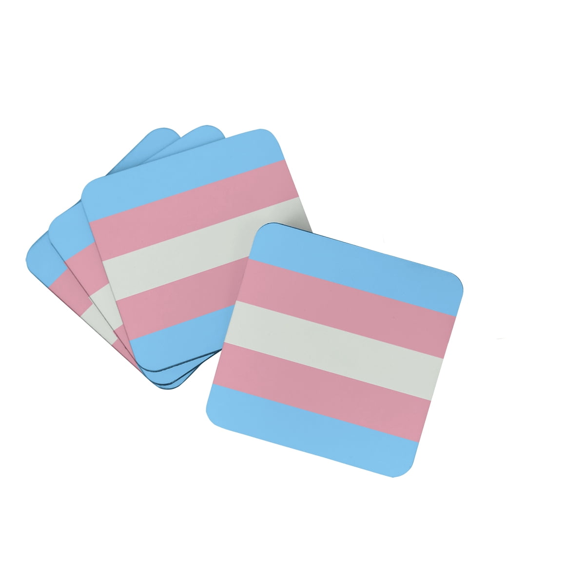 Transgender Pride Foam Coaster Set of 4 - Walmart.com